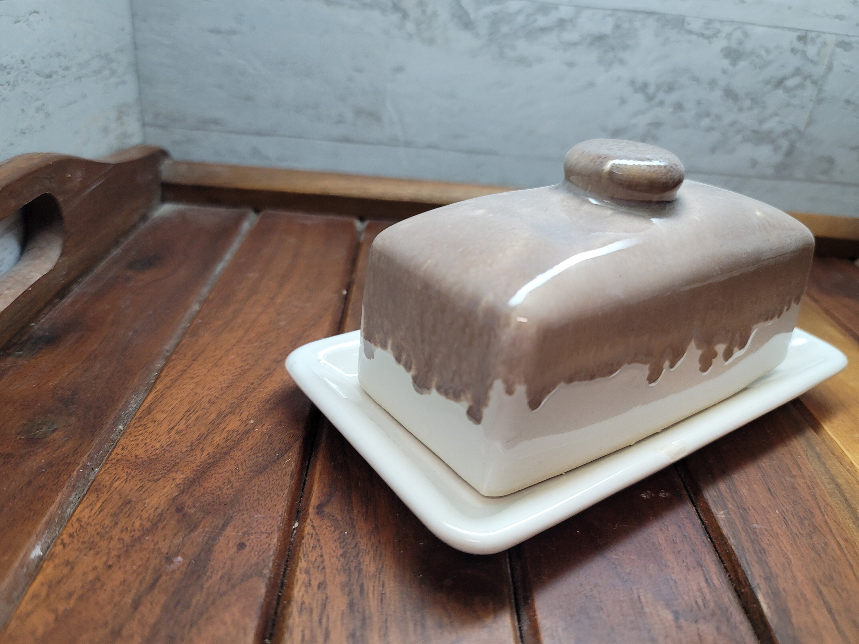 A Beautiful 2 Tone Decorative Butter Dish Ready to Ship - Etsy