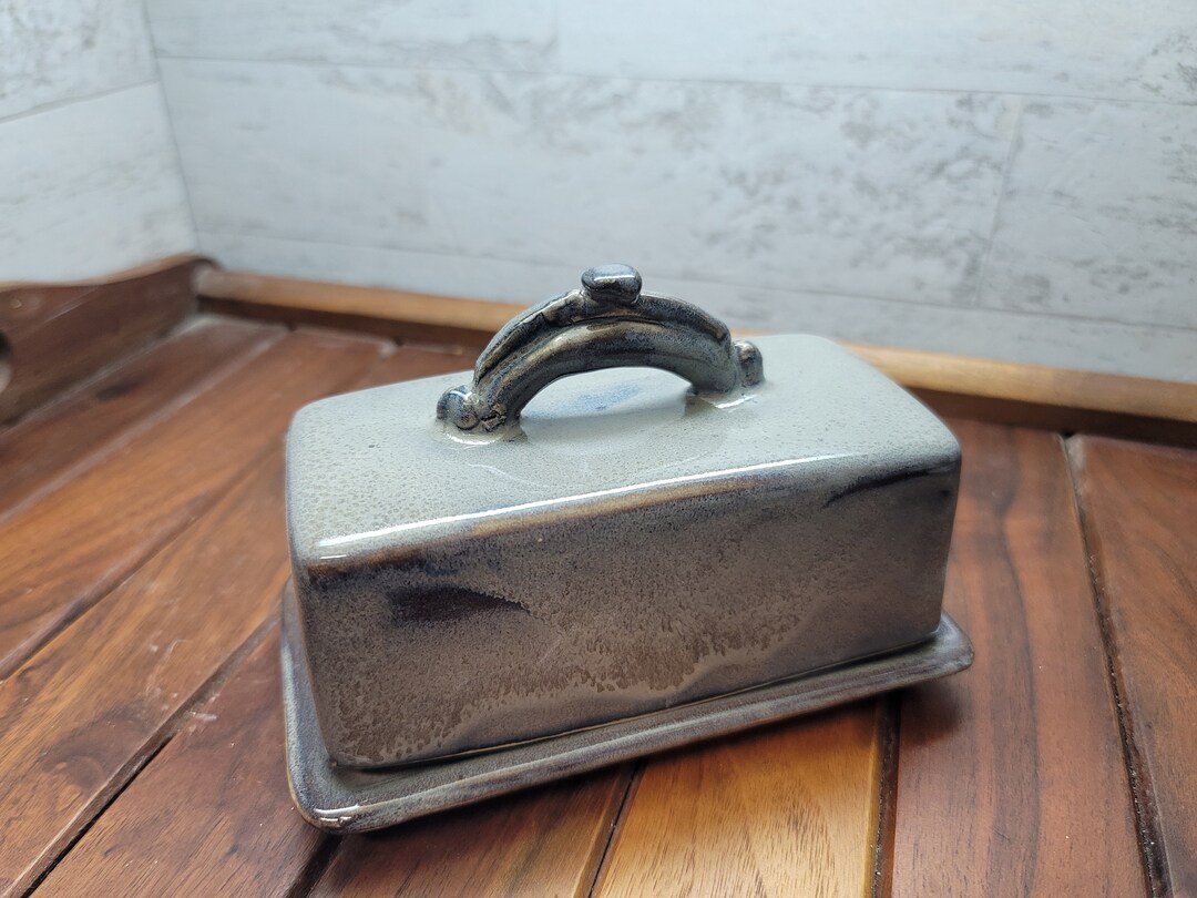 A Beautiful Decorative Butter Dish With Extra Handle Details Ready to ...