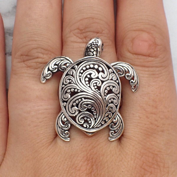 Sea Turtle Ring - Etsy