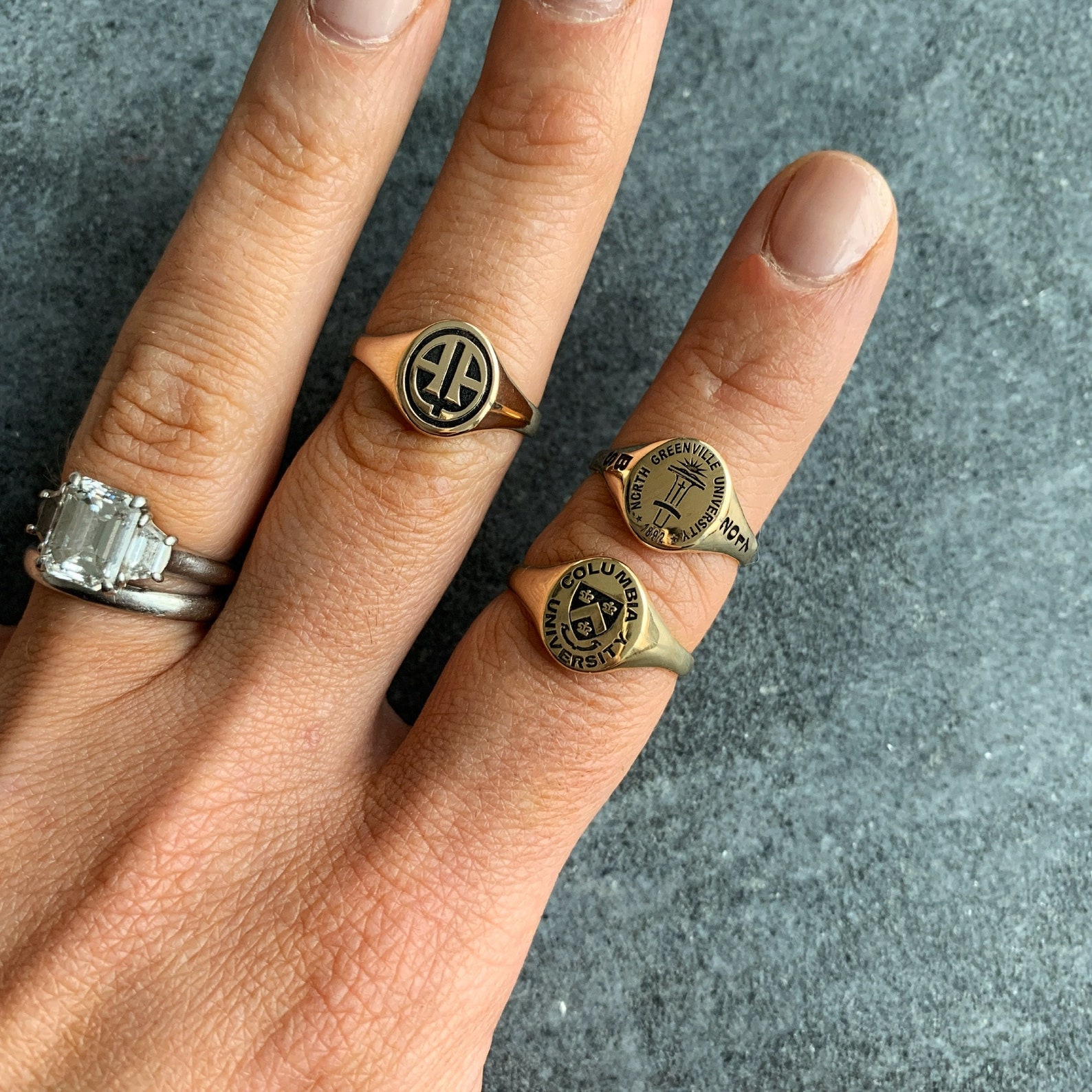 Class Ring, College Ring, University Ring, High School Ring, Graduation ...