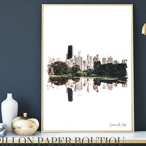 Chicago Bean Photo Chicago Street Print Chicago Wall Art - Etsy