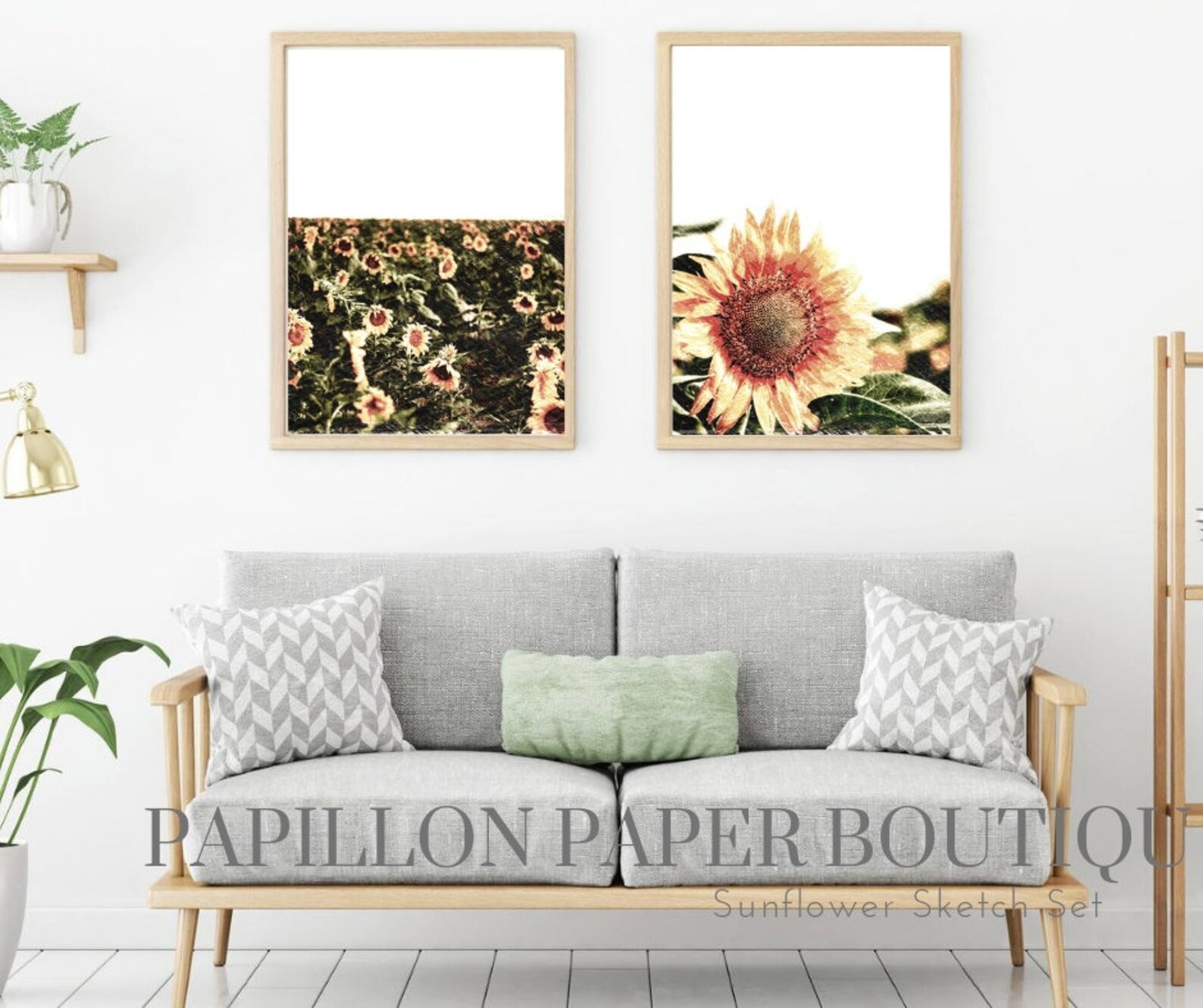 Set of Sunflower Prints, Sunflower Decor, Flower Poster, Sunflower ...