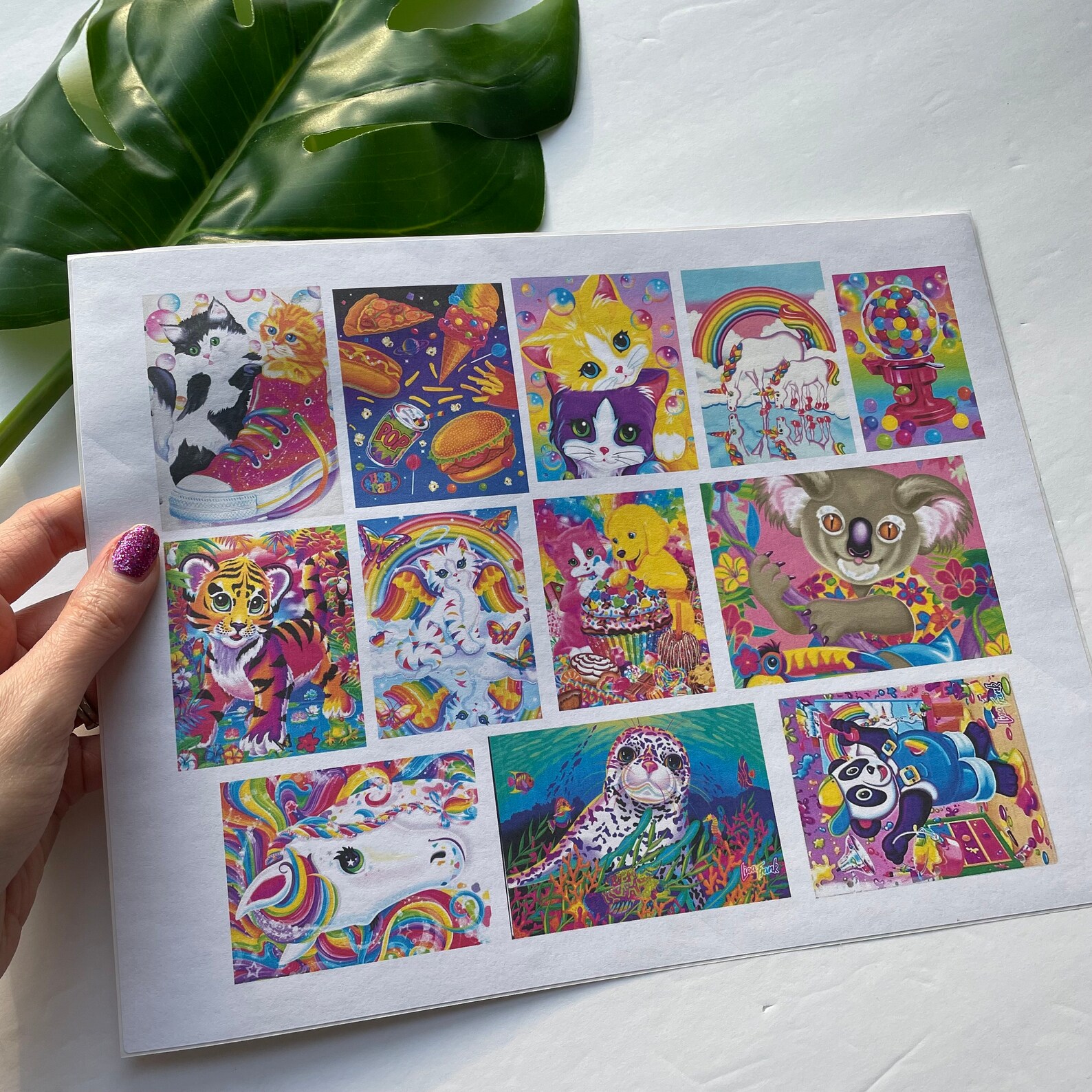 90s Paper Pack & Ephemera, 90s Ephemera, 90s Clip Art, Lisa Frank ...