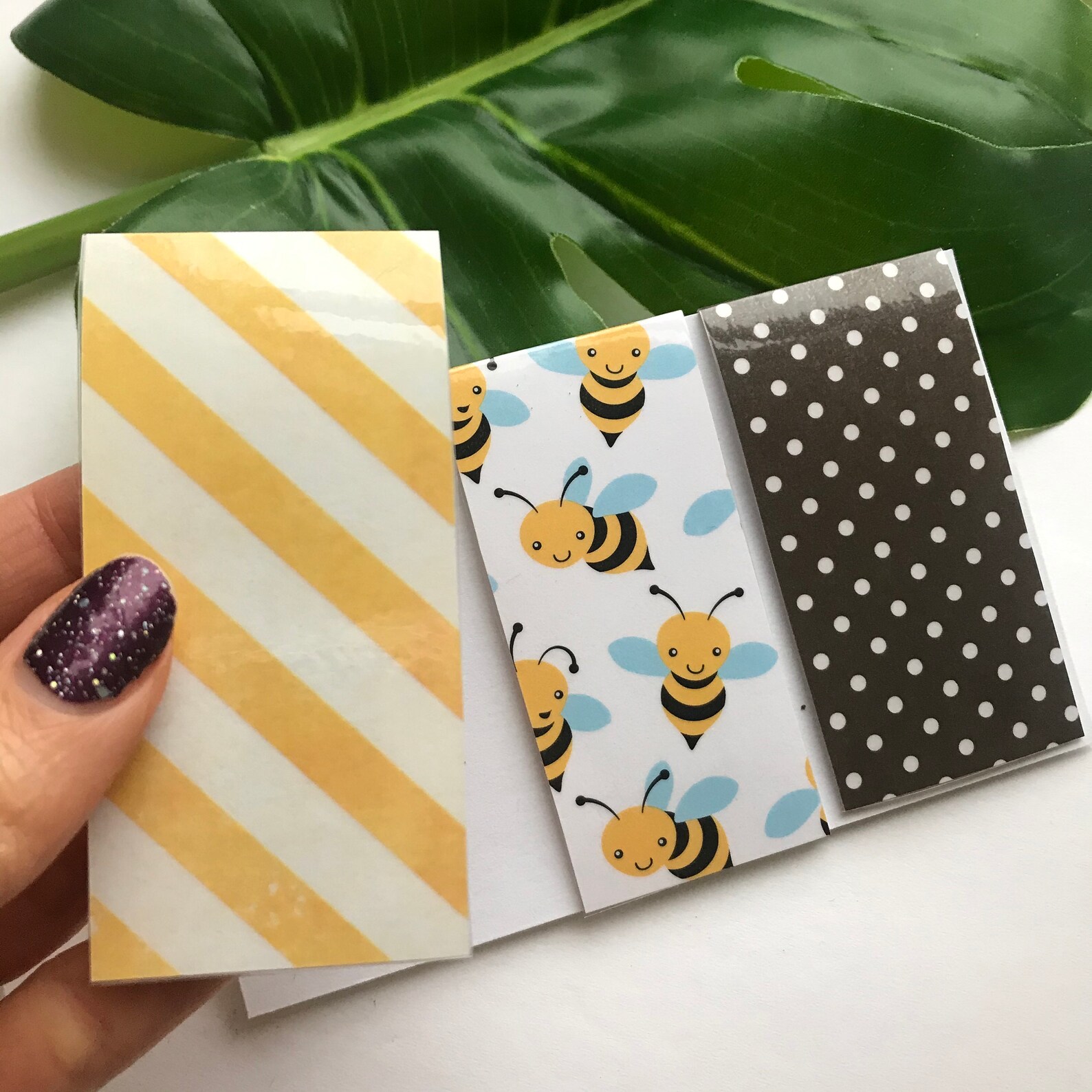 Magnetic Bookmark Set, Bee Bookmarker, Yellow Planner Accessories ...