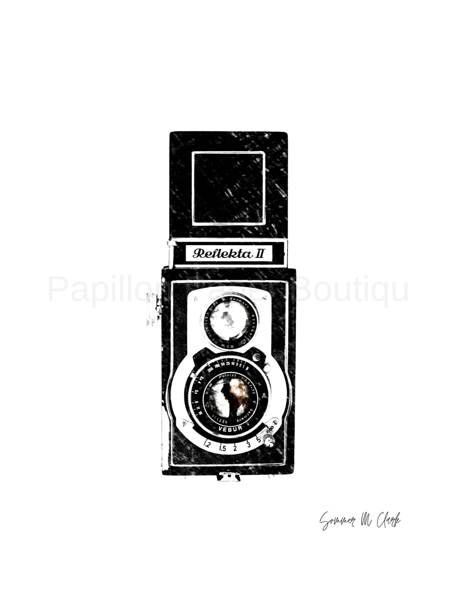 Vintage Camera Art Vintage Camera Wall Print Photography - Etsy España