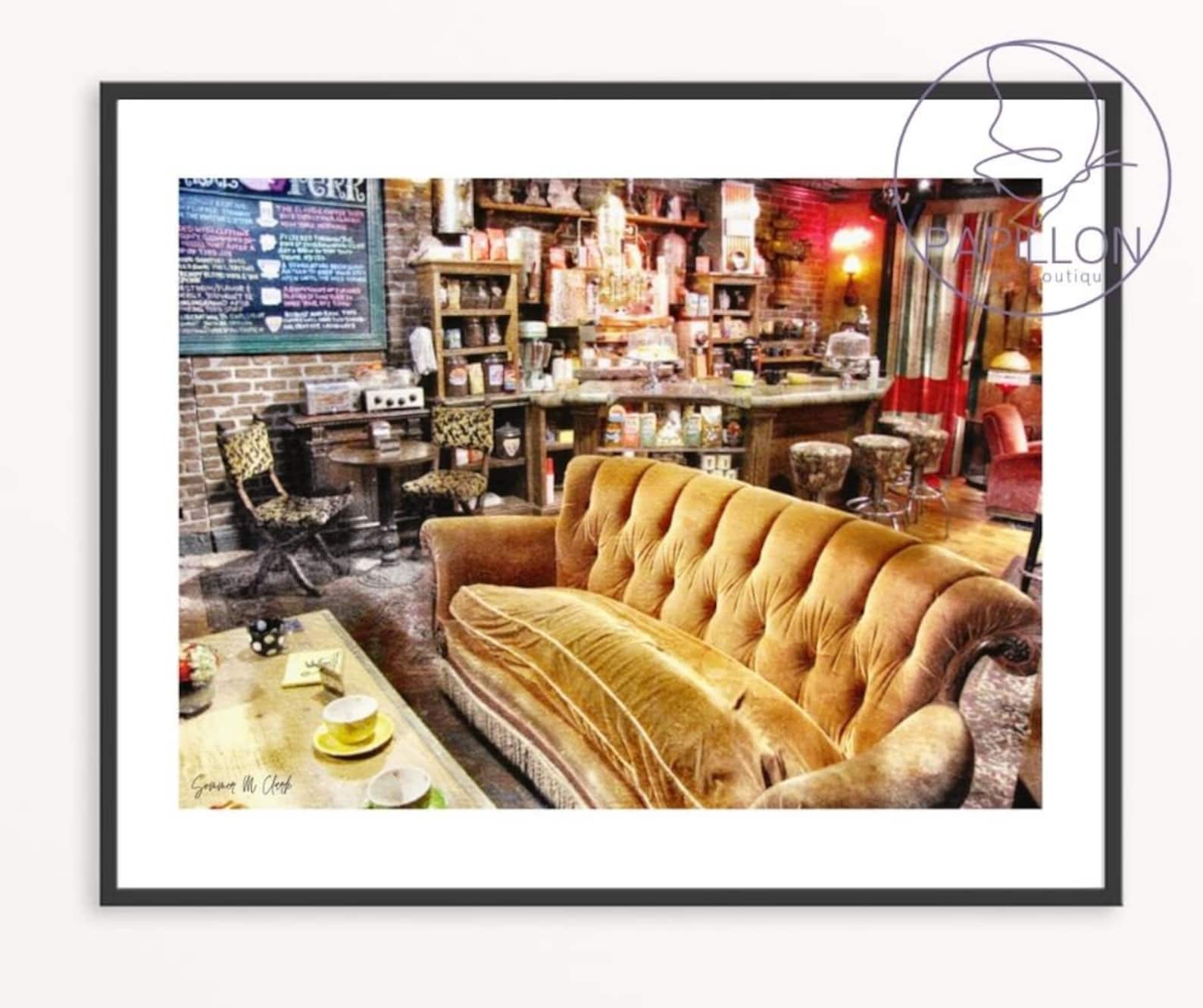 Central Perk Friends TV Show Art Wall Print, Friends TV Show, Friends ...