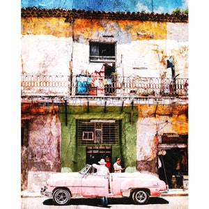 Classic Car Print, Cuba Wall Art Print, Havana Cuba Prints, Travel ...
