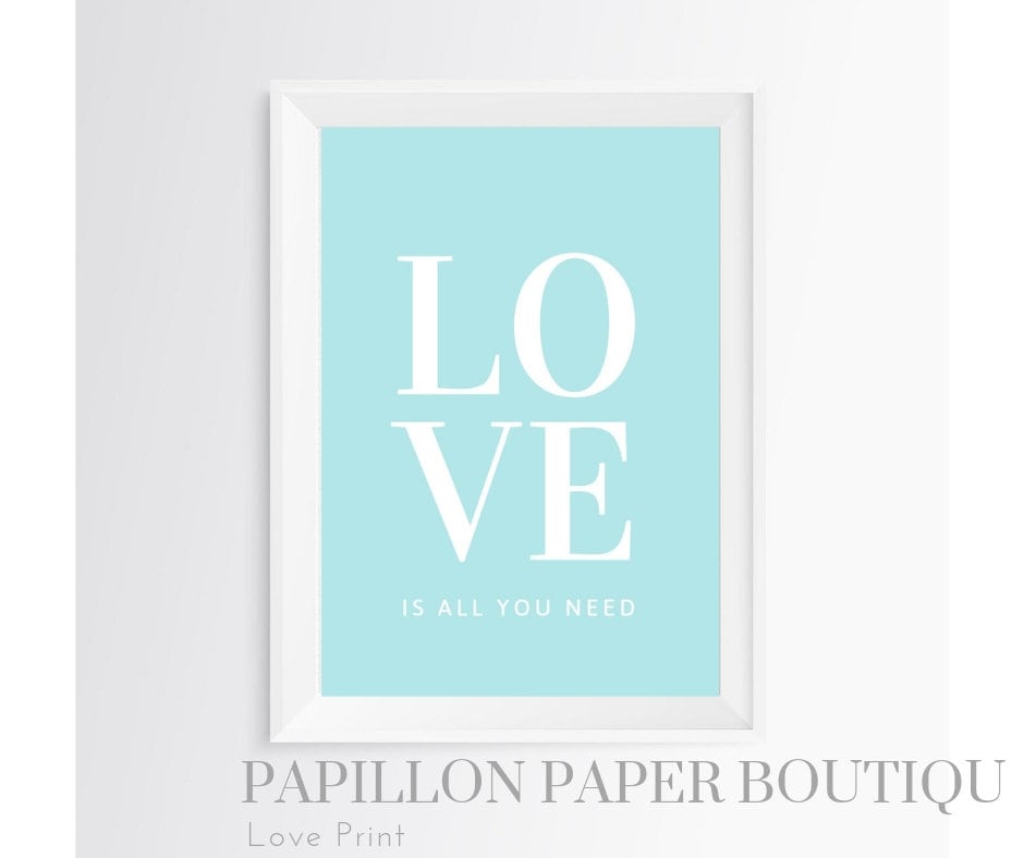 Love Printable, Love Print, Love Poster, Love Art, Love Prints, Digital ...