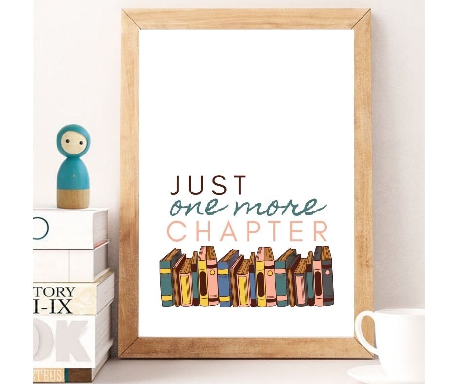 One More Chapter Print Nusrery Wall Decor Bedroom Prints - Etsy