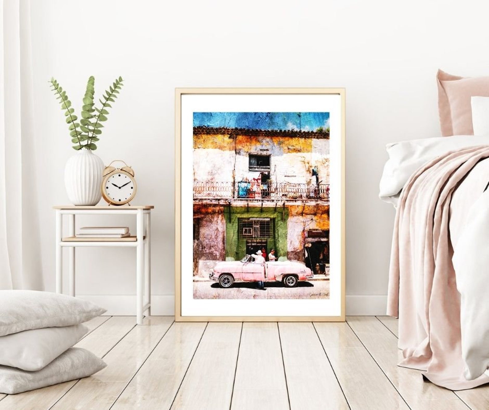 Classic Car Print, Cuba Wall Art Print, Havana Cuba Prints, Travel ...
