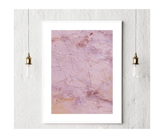 Modern Wall Art Print Rose Gold Wall Art Gold Wall Print - Etsy Canada