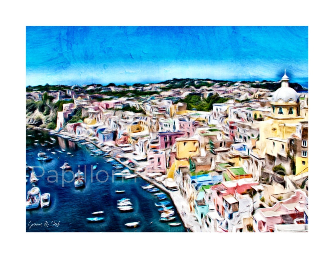Procida Italy Print, Procida Italy Painting, Procida Italy Photograph ...