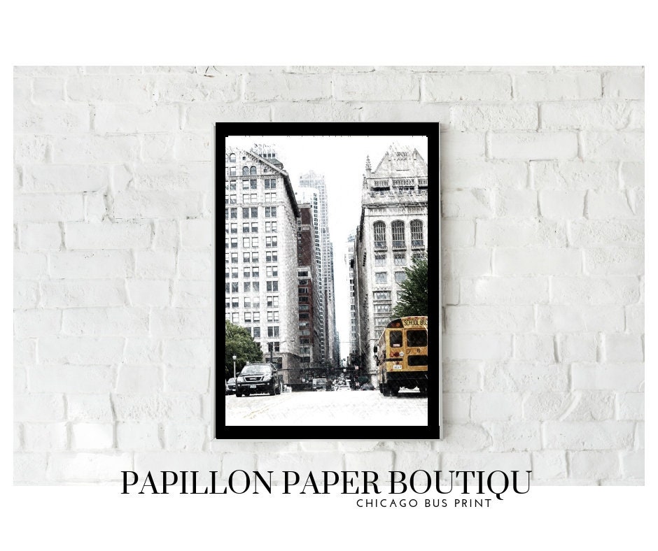 Chicago Art, Chicago Photography, Bus Scroll, Bus Art, Chicago Sketch ...