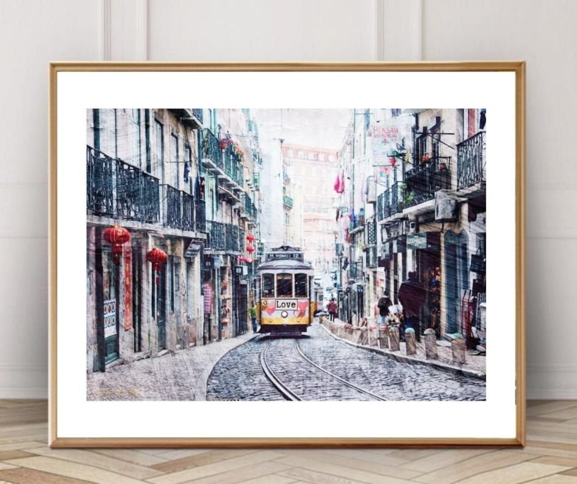 Love Train Wall Print Love Train Art Train Painting Train - Etsy