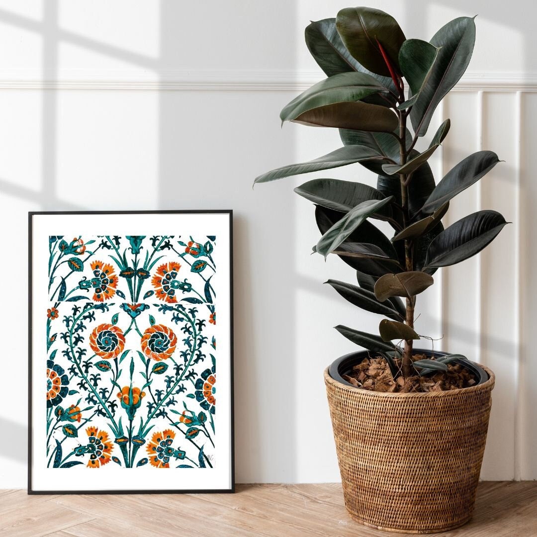 Istanbul Wall Art, Istanbul Poster, Bohemian Arabic Print, Islamic ...