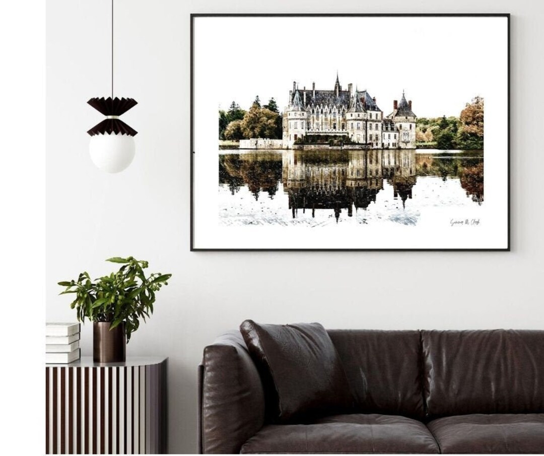 Castle in France Wall Art, French Castle Print, France Print, European ...