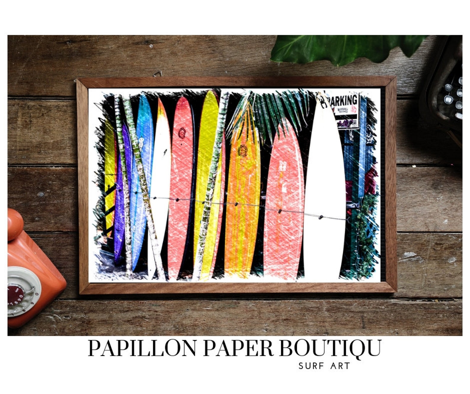 Surfboard Sketch Art, Boho Beach Art, Surfboard Photography, Vintage ...