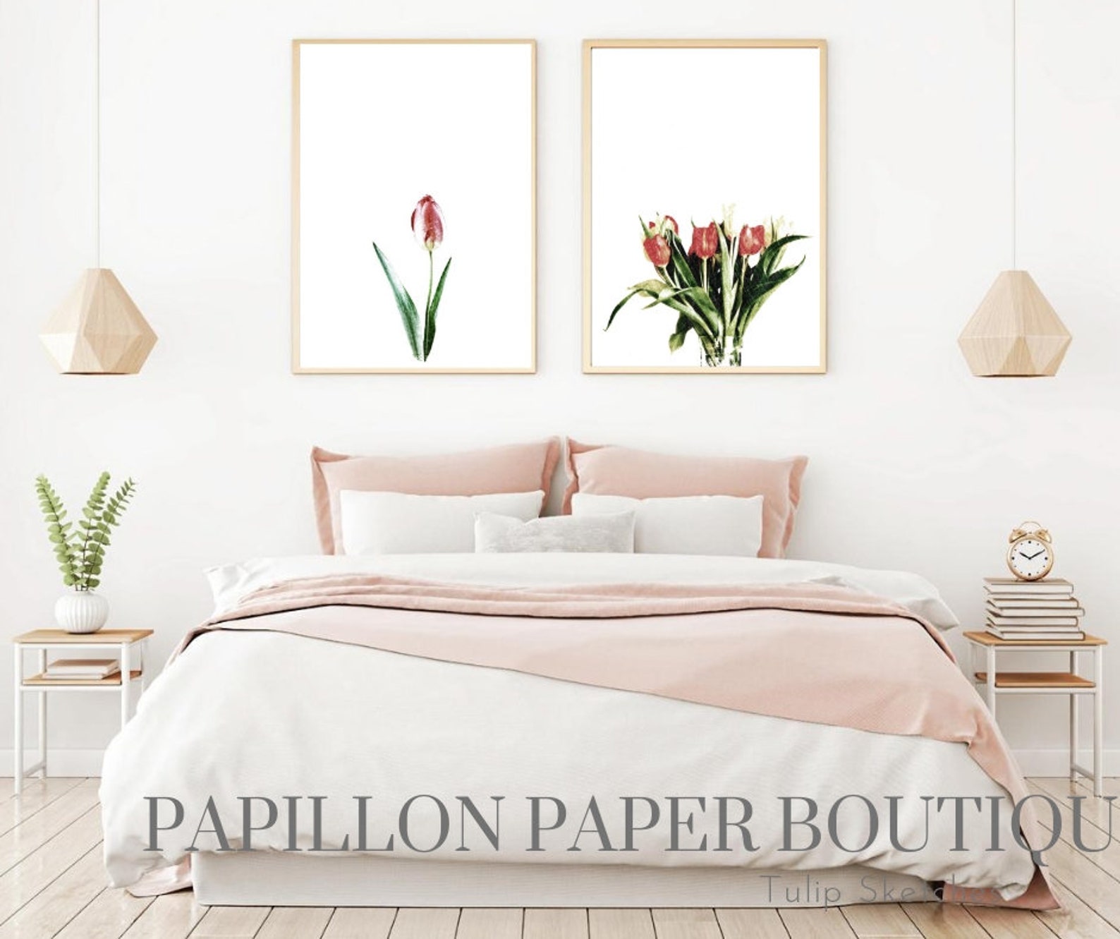 Tulip Printflower Printfloral Wall Artflowers Printtulip - Etsy