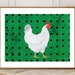 Chicken Pop Art Print, Farm Print, Farmhouse Wall Art, Chicken Wall Art ...