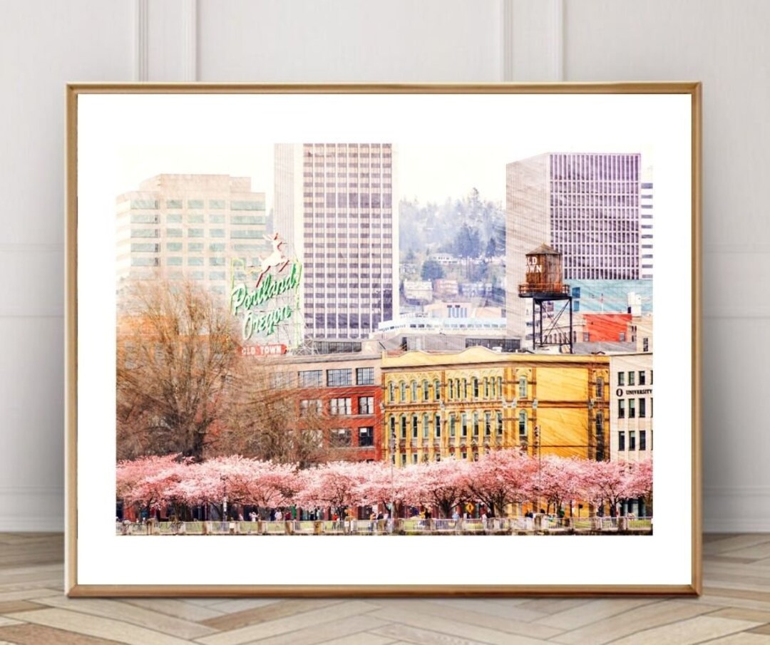Portland Oregon Art, Portland Wall Art, Oregon Wall Art, Portland ...