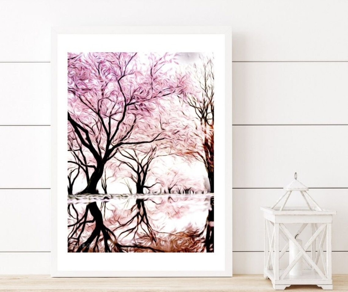 Cherry Blossom Tree Print, Nature Print, Japandi Art, Wabi-sabi ...