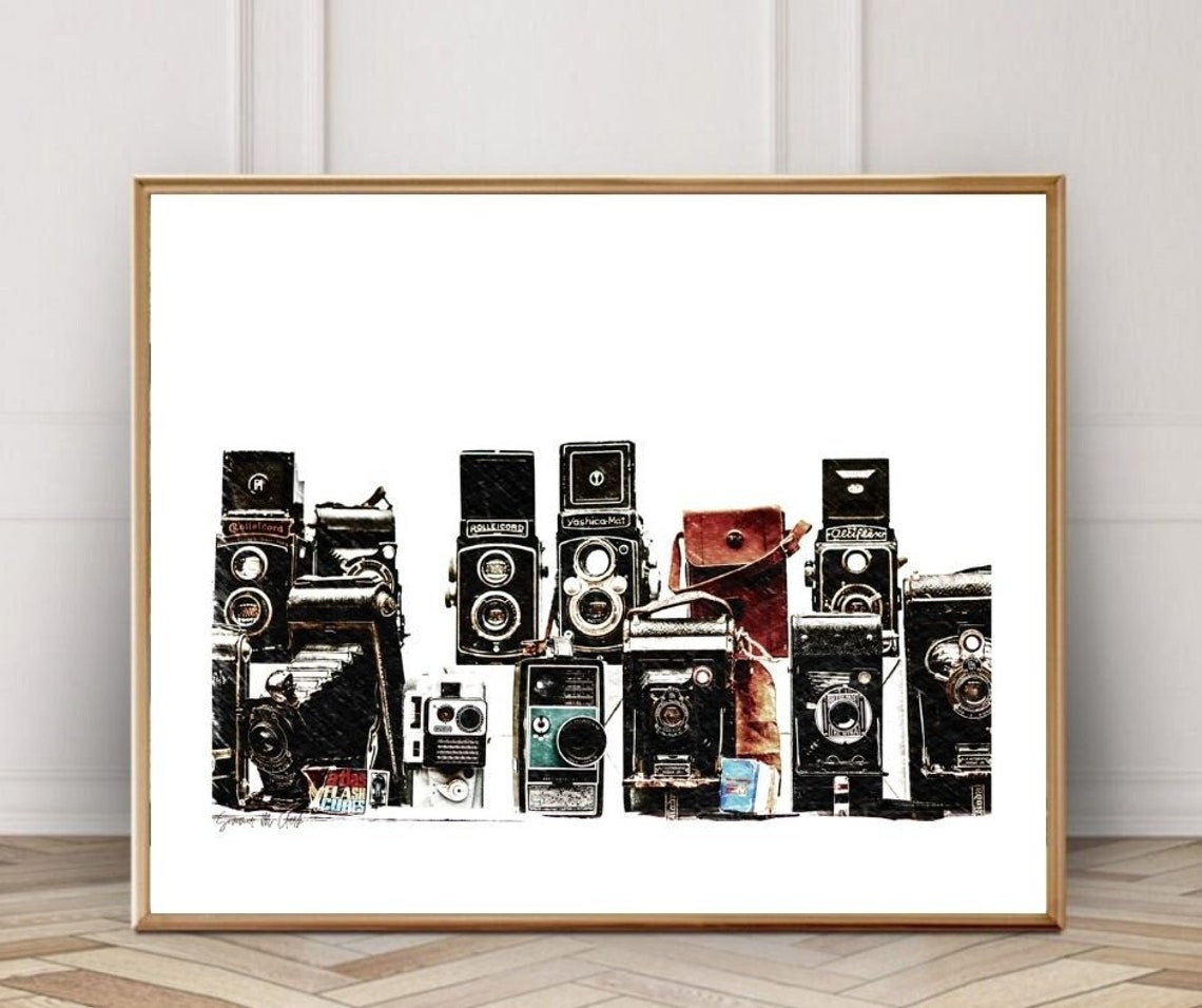 Vintage Camera Art Vintage Camera Wall Print Photography - Etsy
