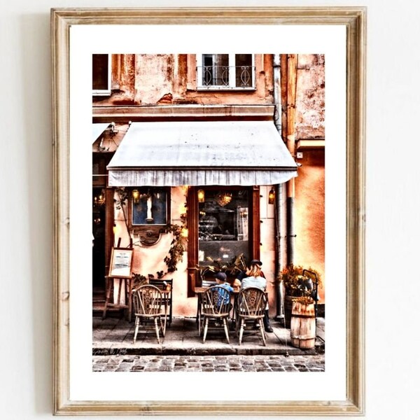 French Cafe Art - Etsy