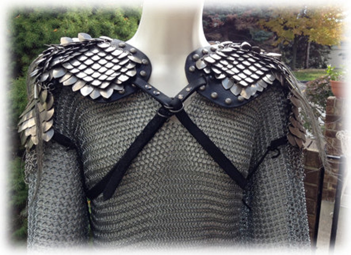 Scale Maille Shoulder Pauldrons - Etsy