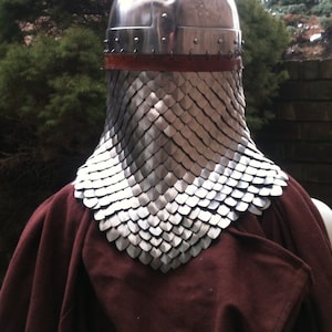 14 Gauge Spangenhelm Helmet With Anodized Aluminum Scale-maille ...