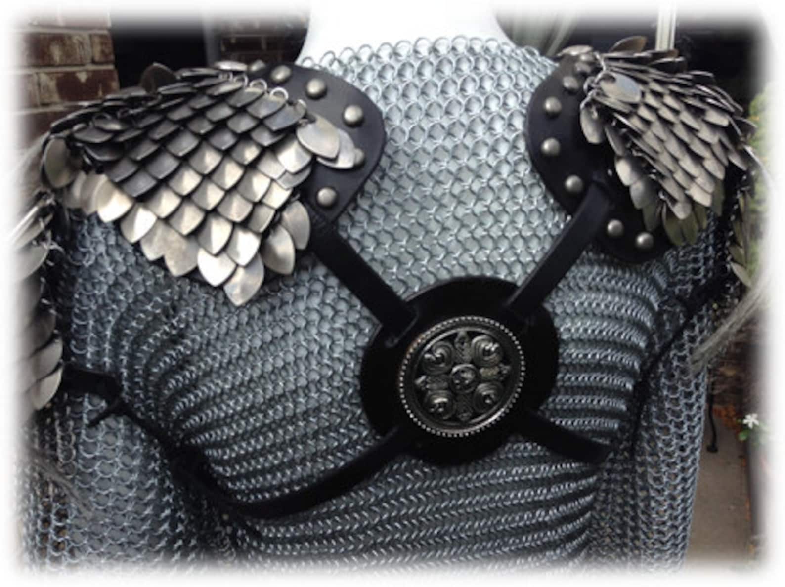 Scale Maille Shoulder Pauldrons - Etsy