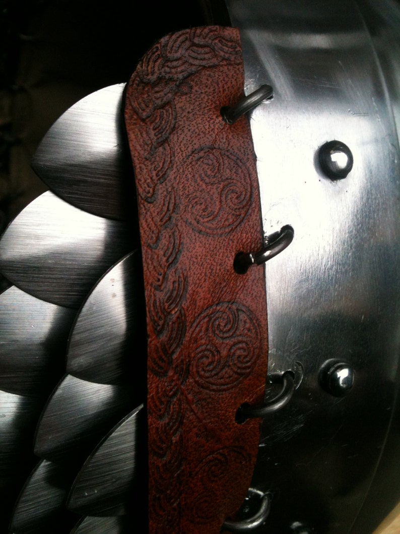 14 Gauge Spangenhelm Helmet With Anodized Aluminum Scale-maille ...