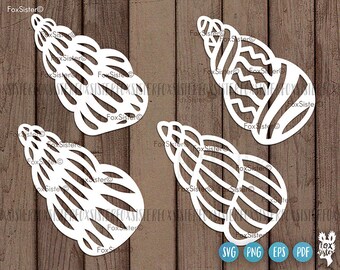 Mandala Shell SVG Bundle Tribal Shell svg Seashells svg | Etsy