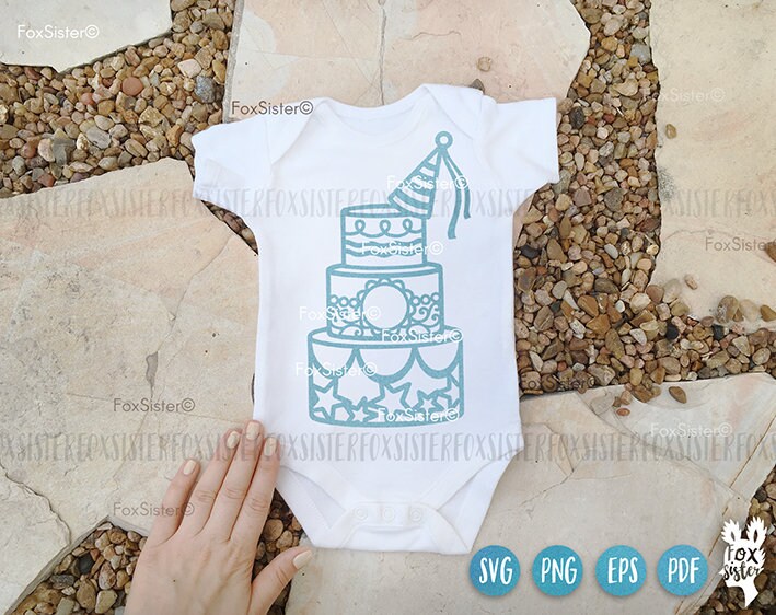 Birthday Cake Svg Vector Cut Files Cake Clipart Birthday | Etsy