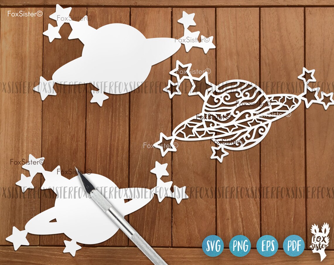 Planets Svg Bundle for Cricut and Silhouette Galaxy Svg - Etsy UK