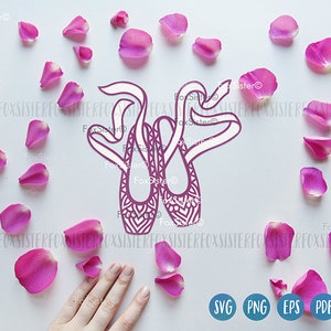 Ballet Shoes Svg Cut File, Ballerina Svg, Ballet Svg Vector Art, Ballet ...