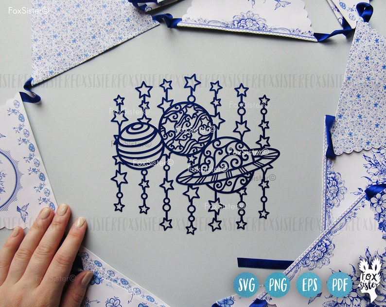 Planets Svg Bundle for Cricut and Silhouette, Galaxy Svg, Celestial Svg ...