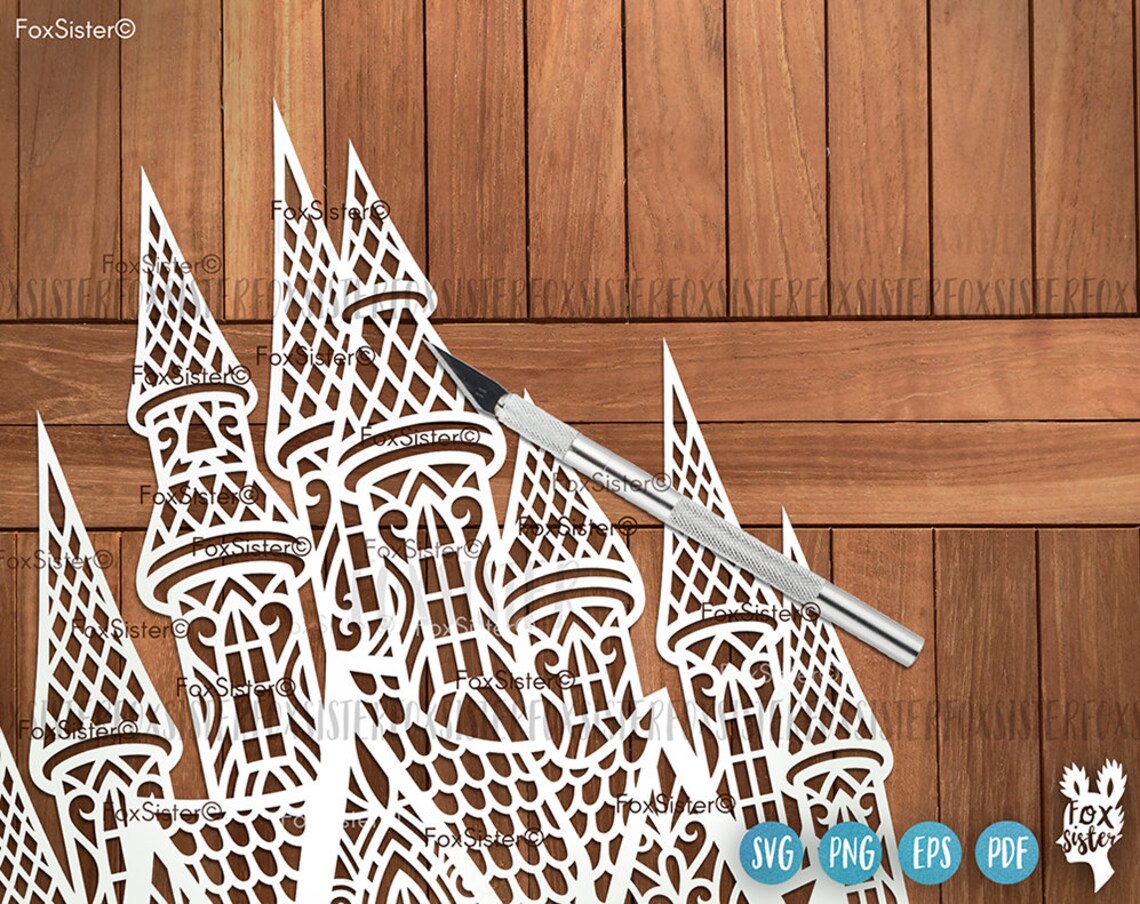 Castle Svg Cut File for Cricut and Silhouette Big Princess - Etsy UK