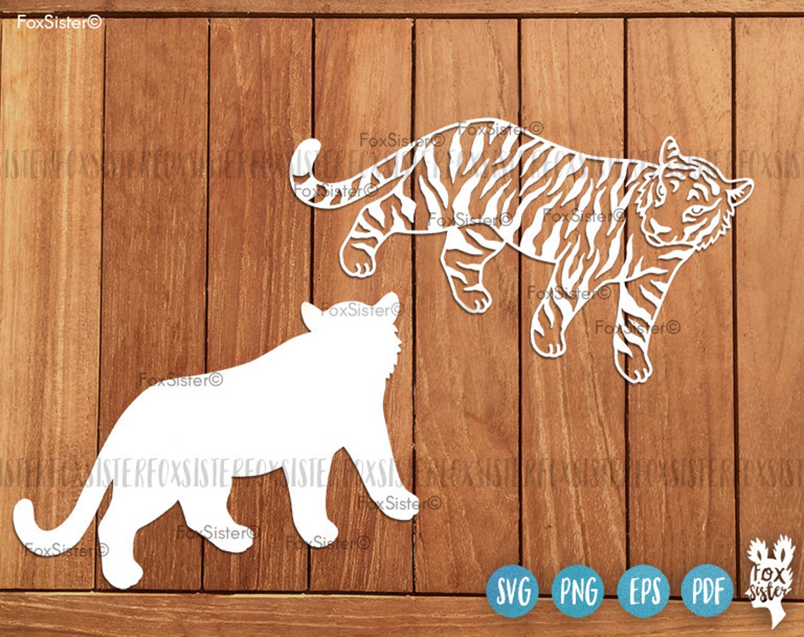Kind Tiger Svg Cut File, Cute Tiger Svg Template, Animals Svg, Cricut ...