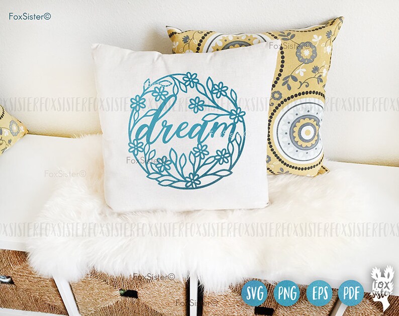 Dream Svg Cutting File for Cricut and Silhouette Dream Cut | Etsy