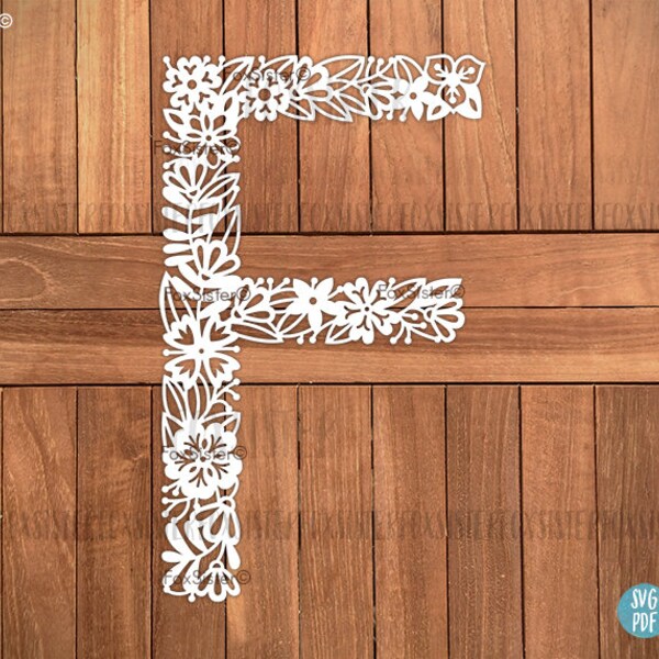 Fancy Floral Font - Etsy