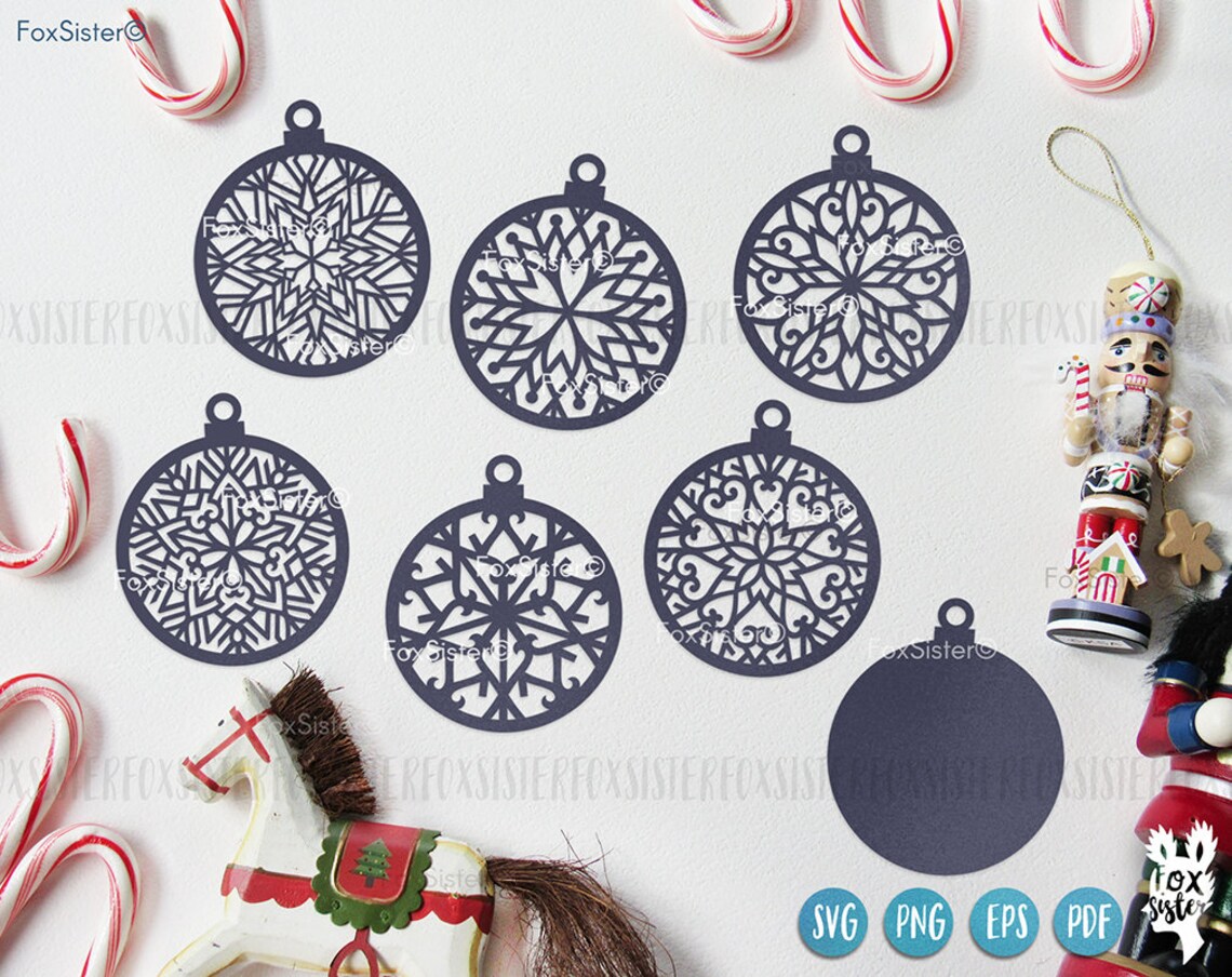 Christmas Baubles SVG Bundle SET 18 Christmas Svg Bundle - Etsy