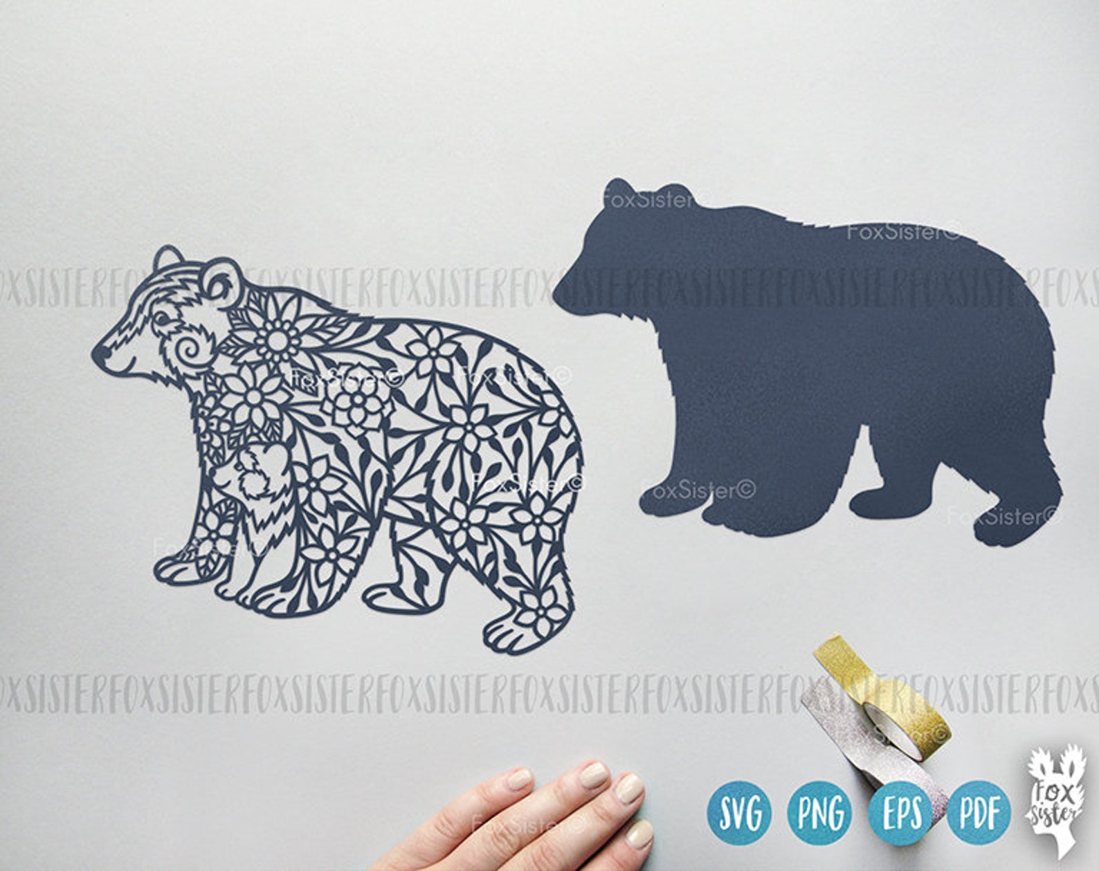 Mama and Baby Bear Svg Design Mama Bear Vector Clipart - Etsy