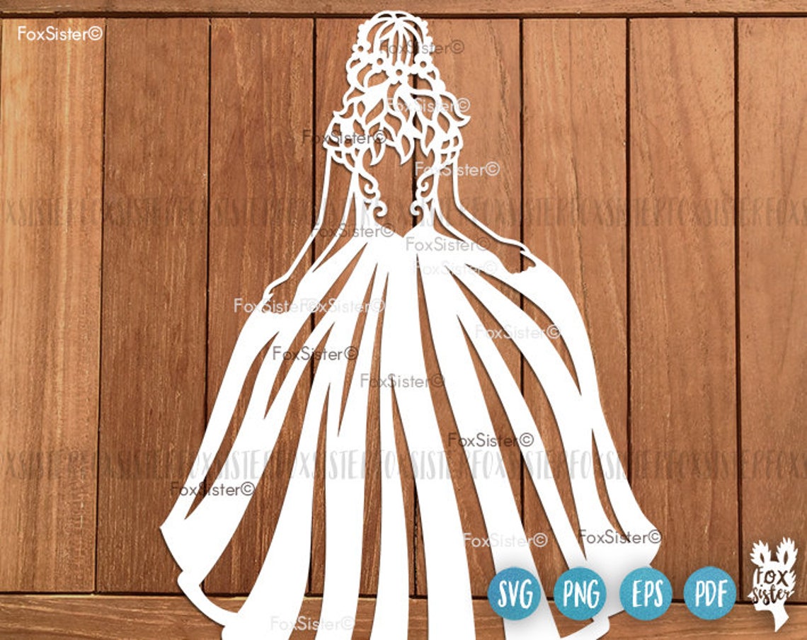 Bride Svg, Brides Svg, Svg Bundle, Set 2, Princess Svg, Bride Cut File ...