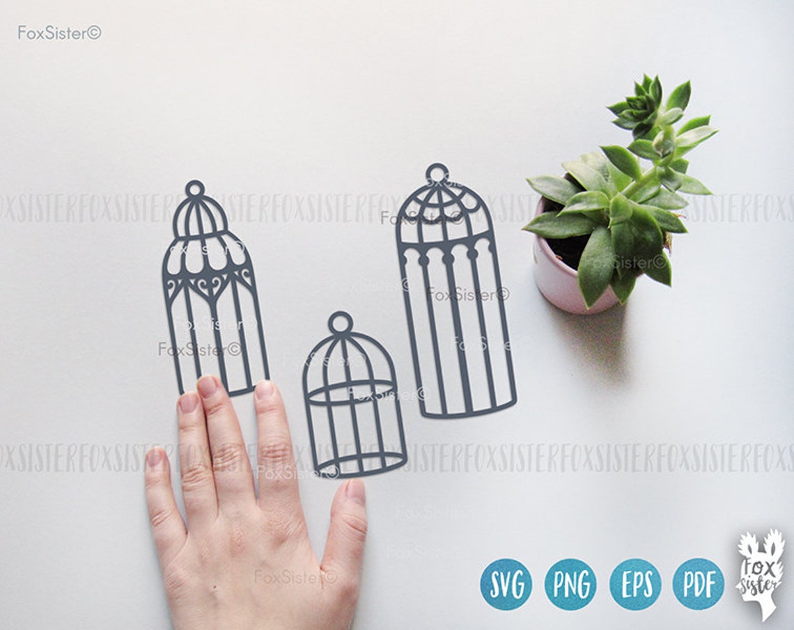 Bird Cage Svg Bundle, Cages Svg Cut File, Cage Vectors Silhouette, Cage ...