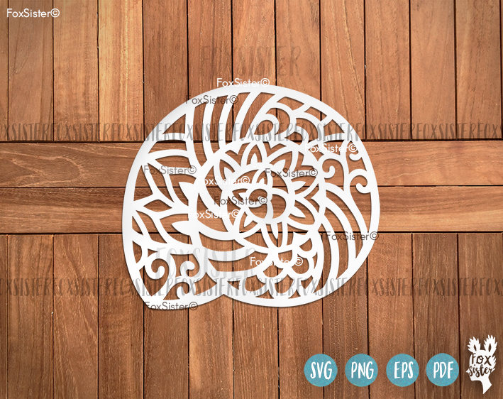 Mandala Shell SVG Bundle Tribal Shell Svg Seashells Svg - Etsy Canada