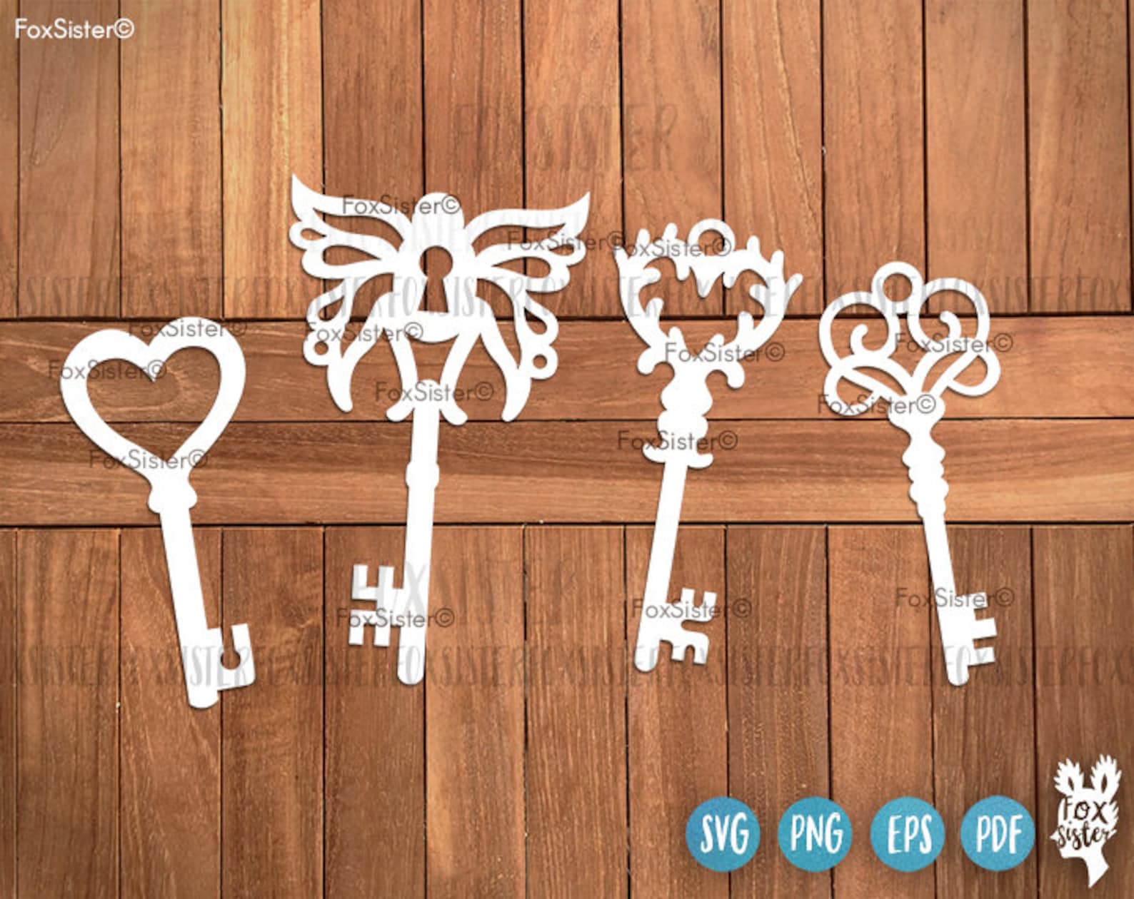 30 Keys SVG Bundle Key Papercut Template Vintage Svg | Etsy