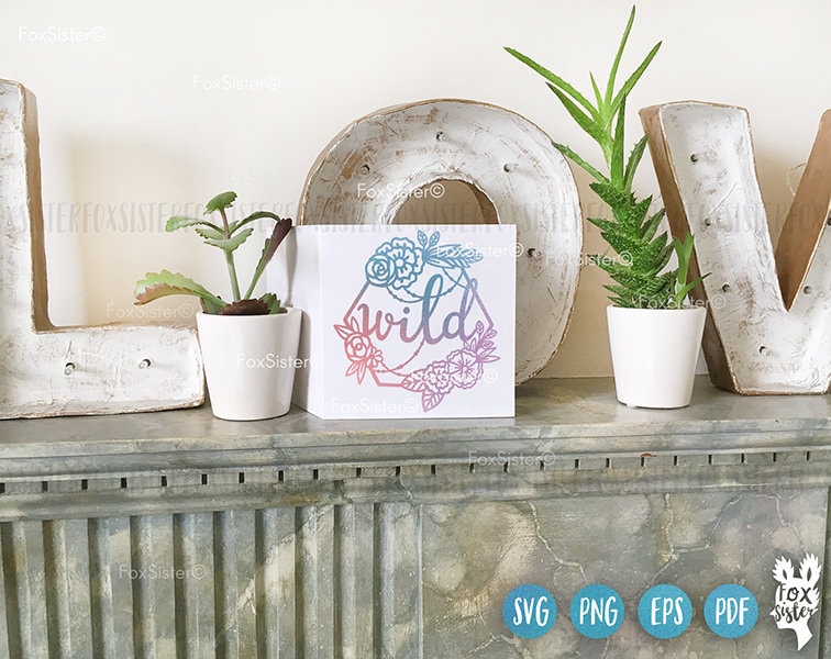 Wild Sign Svg Cut File Floral Wild Svg Adventure Sign Svg - Etsy