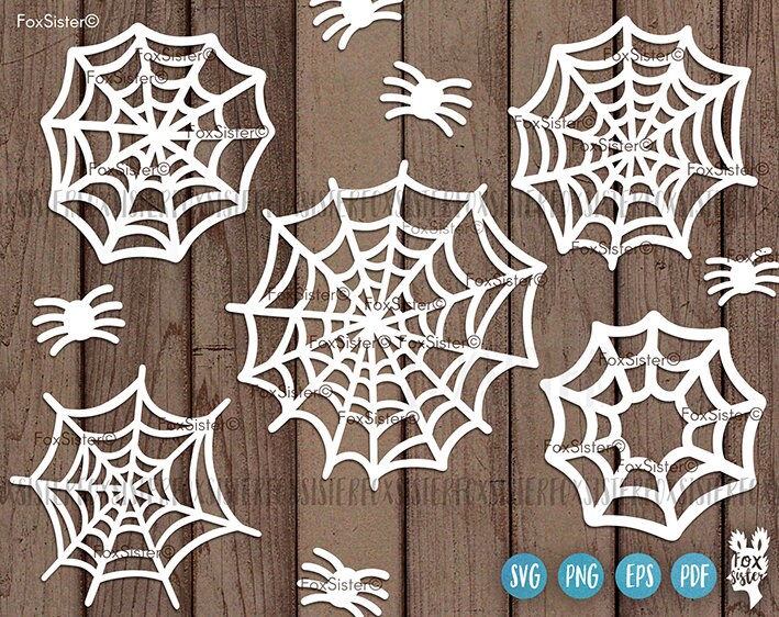 Spiderweb Svg Bundle Spiderweb Cut File Halloween Svg | Etsy