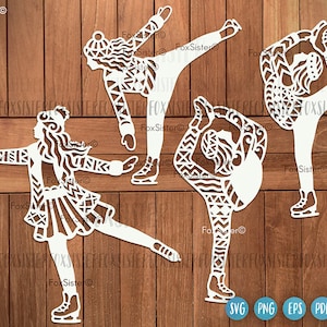 Ice Skating Svg Cut File, Ice Skating Clipart, Ice Skating Vector ...