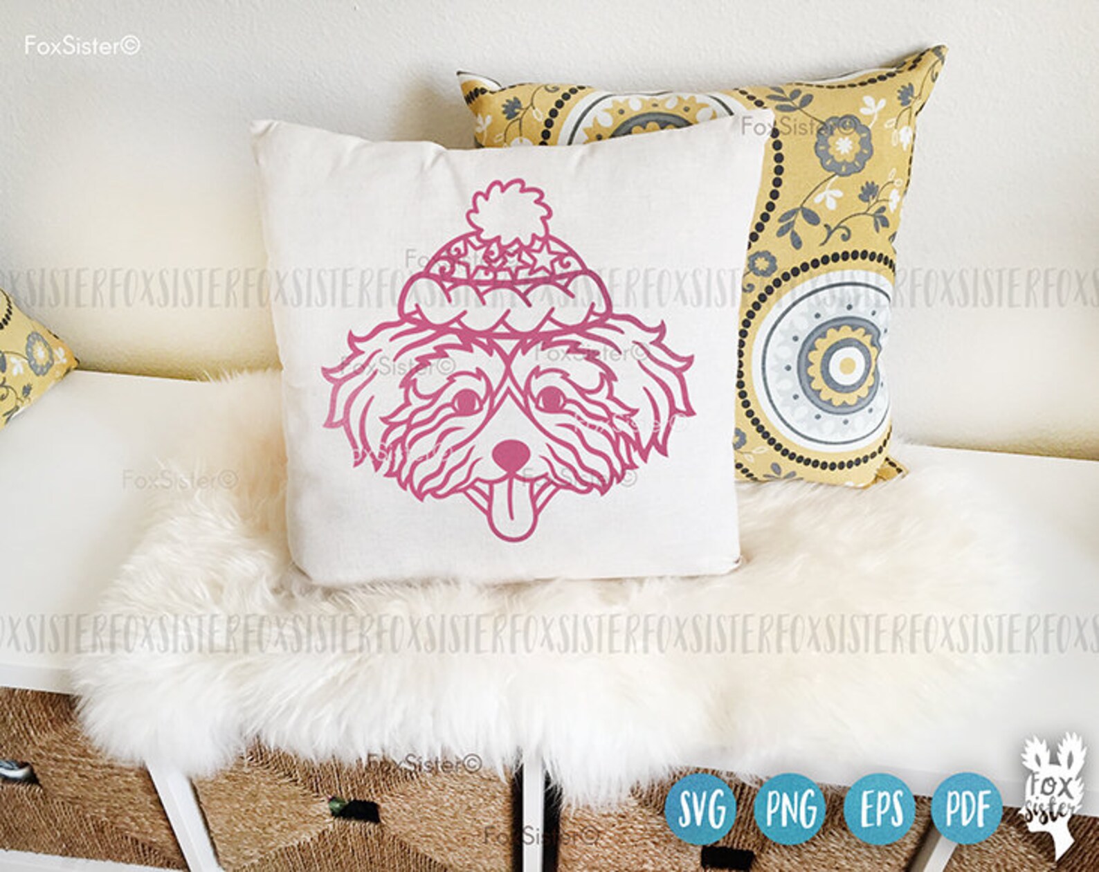 Winter Dog in a Hat Svg Cut File Dog Svg Clipart Christmas - Etsy UK